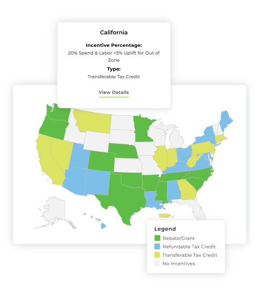 Manage Tax Incentives for Film & TV Productions | GreenSlate